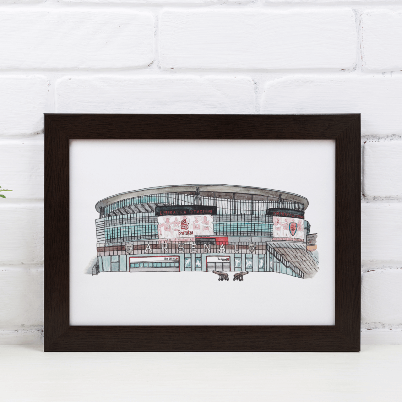Arsenal Stadium Print - The Emirates Stadium | Jessica Sian – Jessica ...