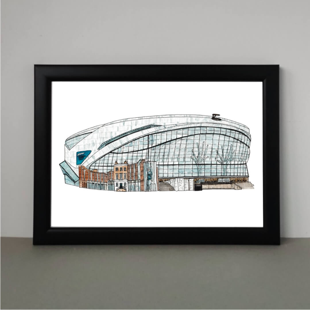 Tottenham Hotspur Art Print - Tottenham Hotspur Stadium | Jessica Sian ...
